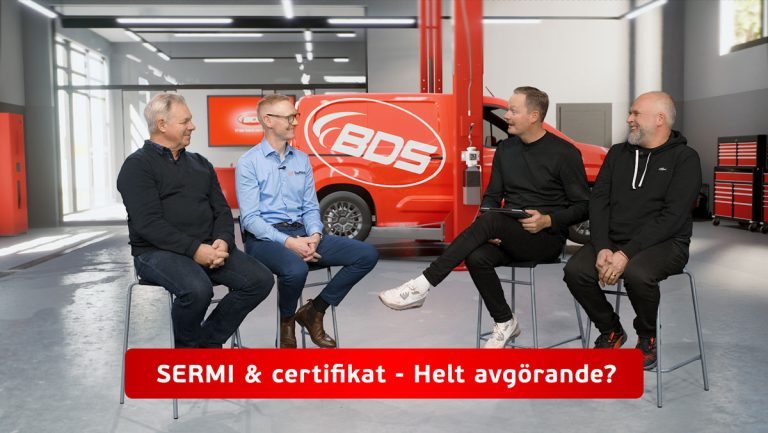 Första avsnittet – SERMI och certifikat | BDS bilverkstad